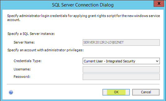 BizNet - The request failed with HTTP status 401: Unauthorized