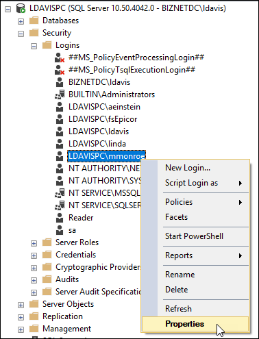 BizNet - SQL Connection Failed error when trying to load BizInsight ...